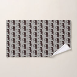 Moose Bath Towel Set Custom Canada Moose Towels | Zazzle