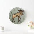 Moose Clock | Zazzle