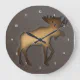 Moose Clock 2 | Zazzle