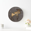 Moose Clock 2 | Zazzle