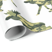 Moose / Elk Woodland Camouflage / Camo Wrapping Paper | Zazzle