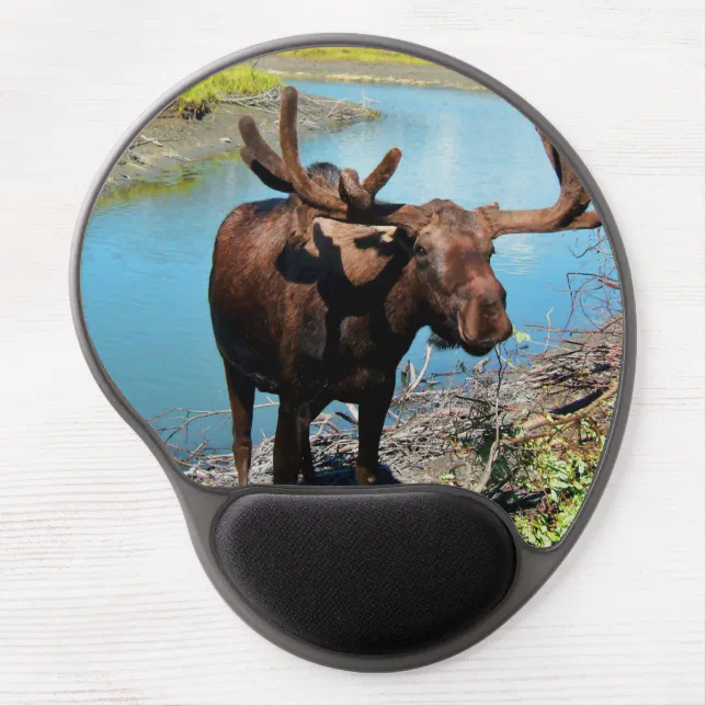 Moose Gel Mouse Pad | Zazzle
