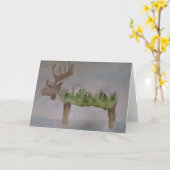 Moose Greeting Card | Zazzle