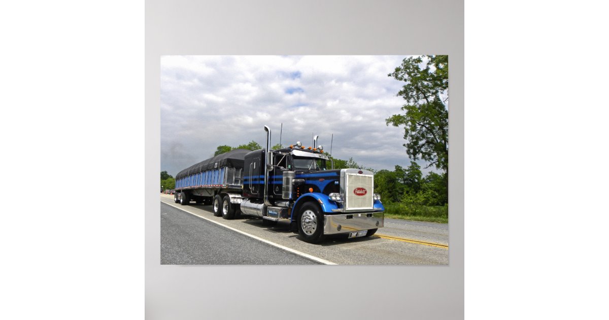 Moose Peterbilt 359 Poster | Zazzle