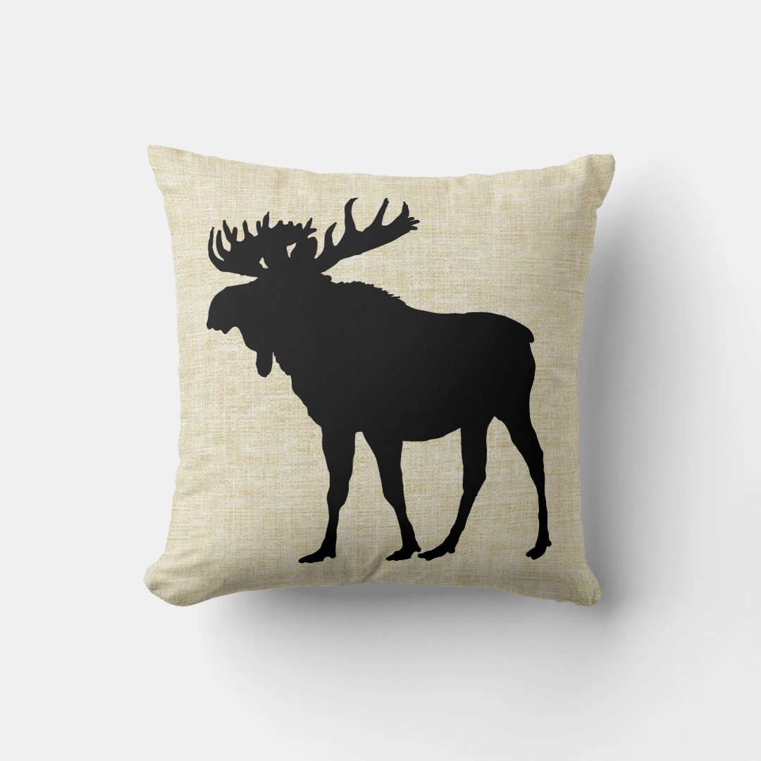 Moose Pillow | Zazzle