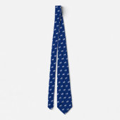 Moose Silhouettes Pattern Blue | Wildlife Animal Neck Tie | Zazzle
