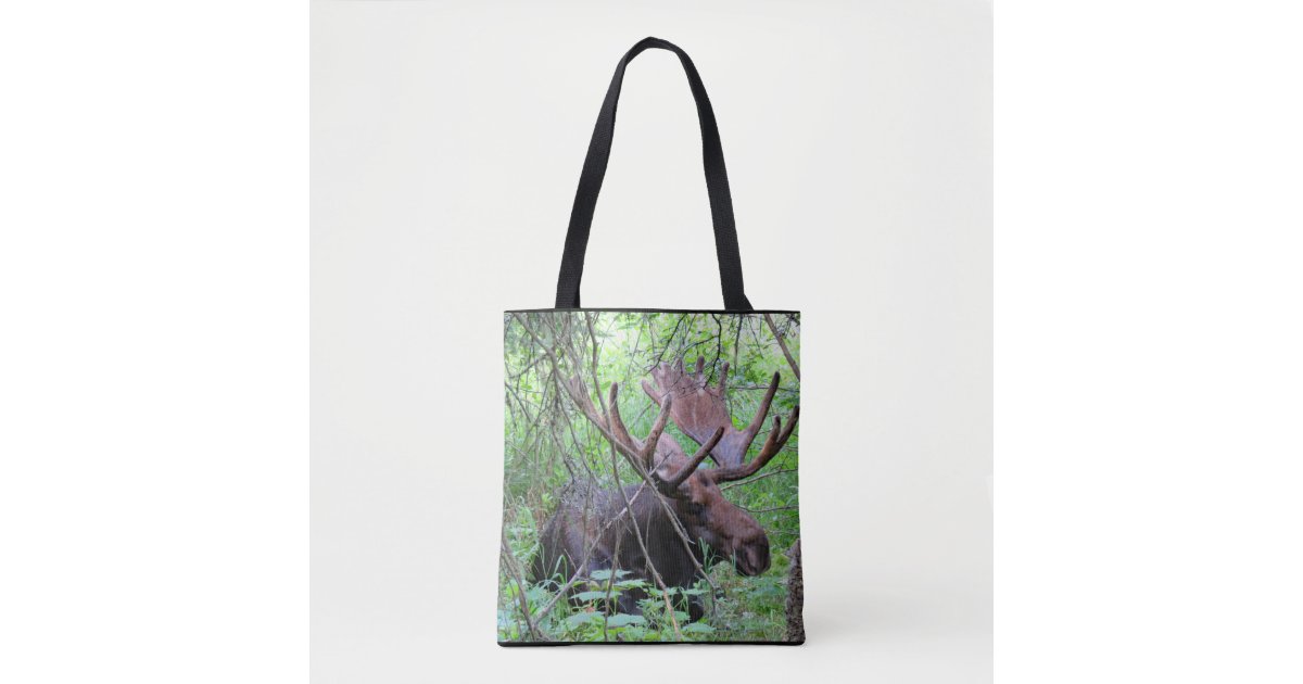 Moose tote bag | Zazzle