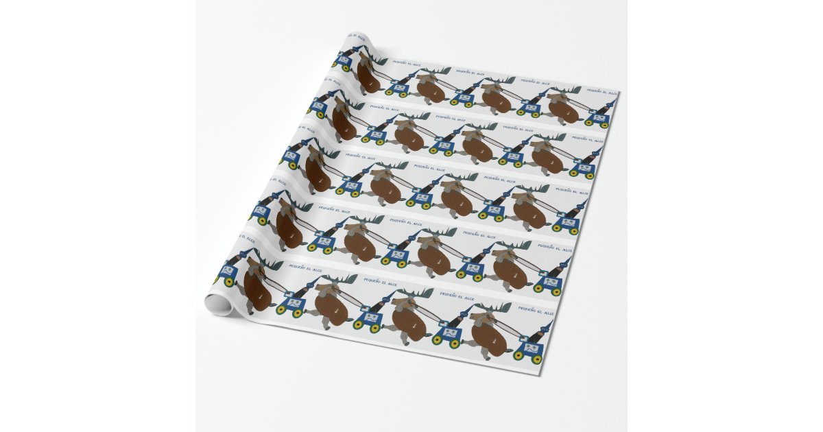 Moose Wrapping Paper | Zazzle