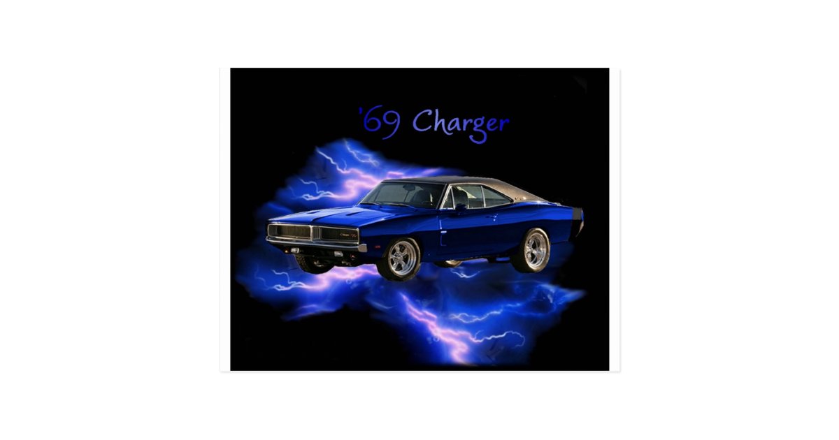 Mopar: '69 Dodge Charger Postcard | Zazzle.com