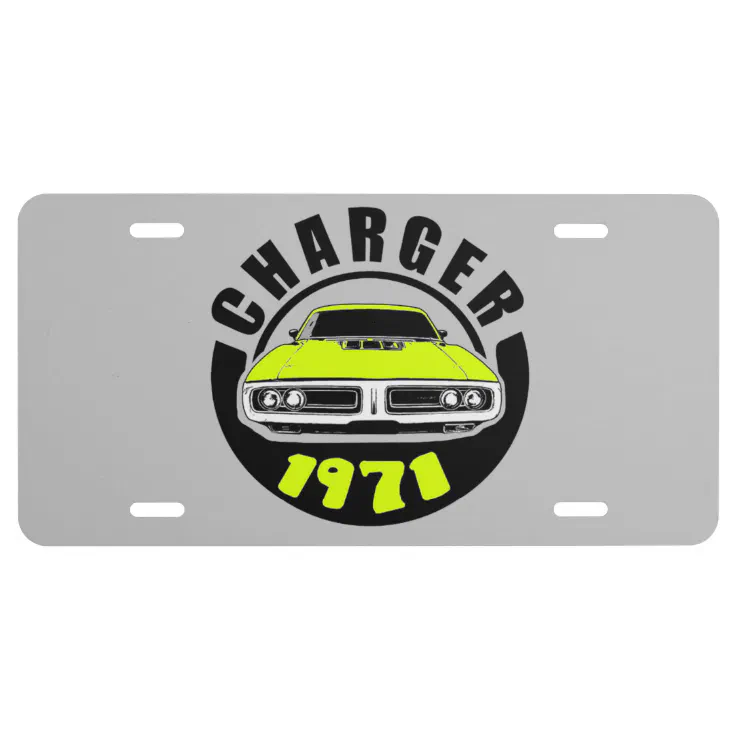 Mopar - Dodge Charger License Plate | Zazzle