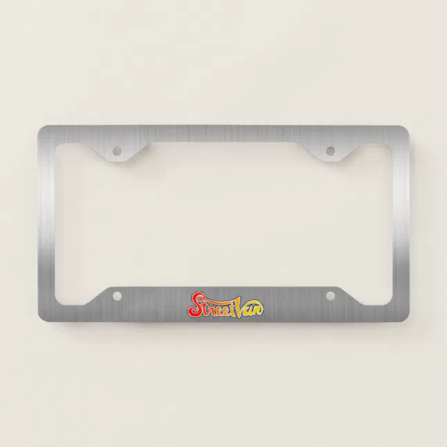 Mopar - Dodge Street Van Tradesman Sportsman License Plate Frame | Zazzle