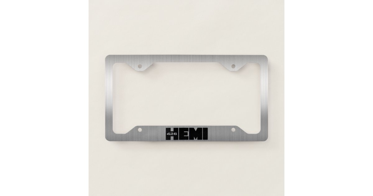 Mopar - HEMI License Plate Frame | Zazzle