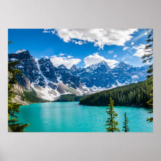 Moraine Lake, Banff National Park Poster | Zazzle
