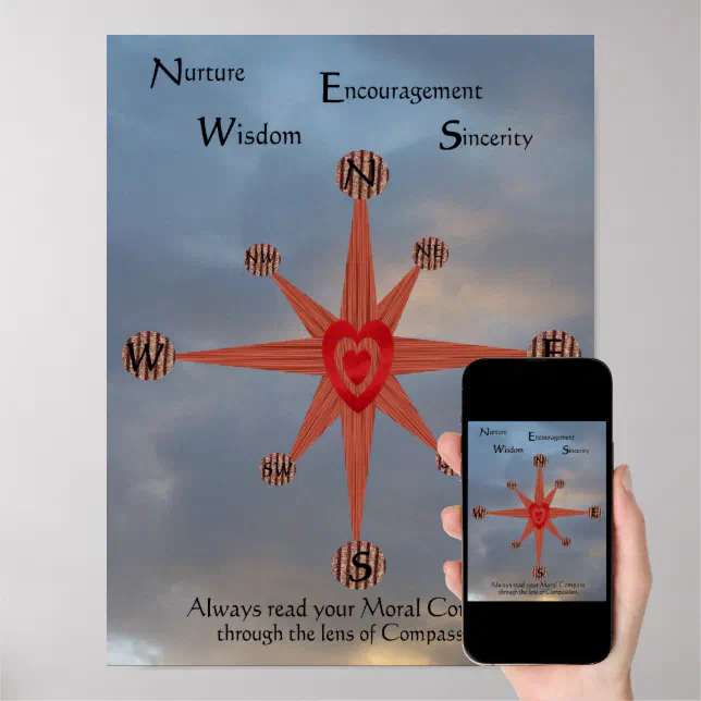 Moral Compass 2 Poster | Zazzle