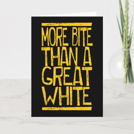 more bite card | Zazzle