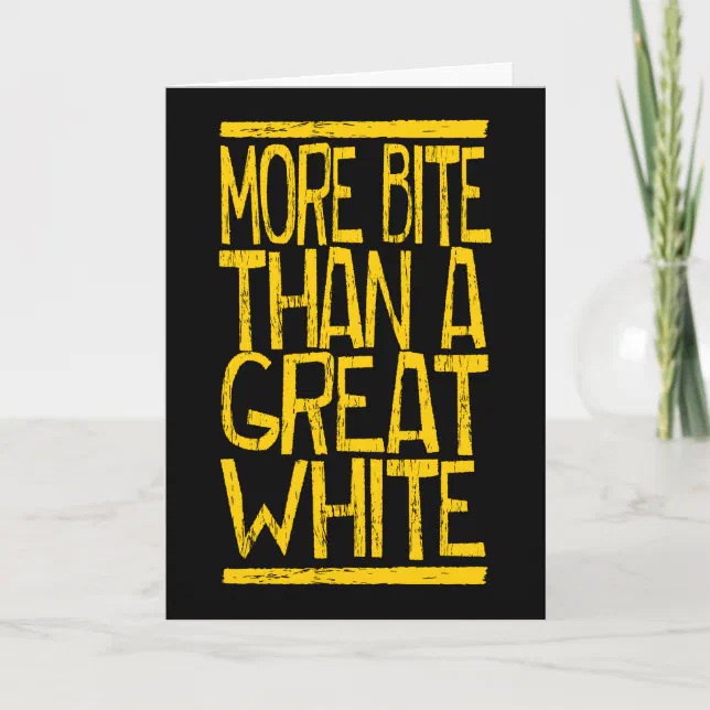 more bite card | Zazzle