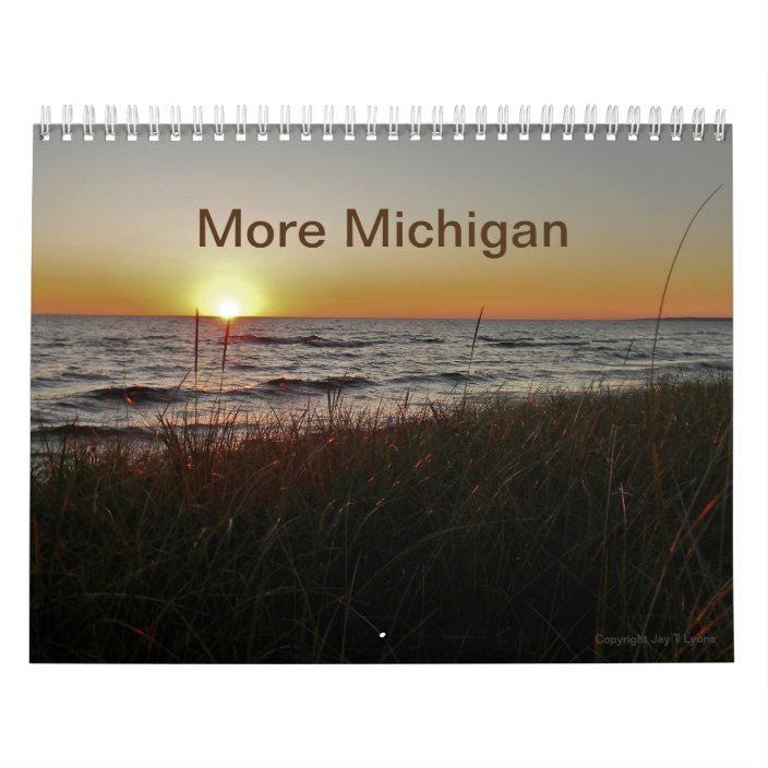 More Michigan Calendar | Zazzle.com