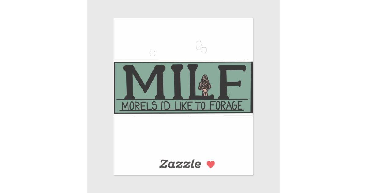 Morel Mushroom Sticker | Zazzle