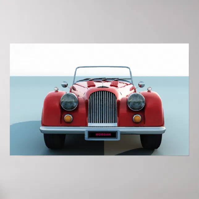 Morgan car poster | Zazzle