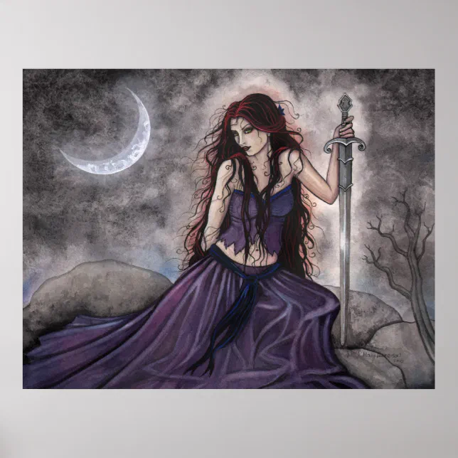 Morgan le Fay Poster by Molly Harrison | Zazzle