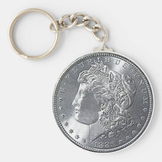 Silver Dollar Keychains | Zazzle