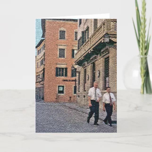 Mormon Missionaries Card | Zazzle