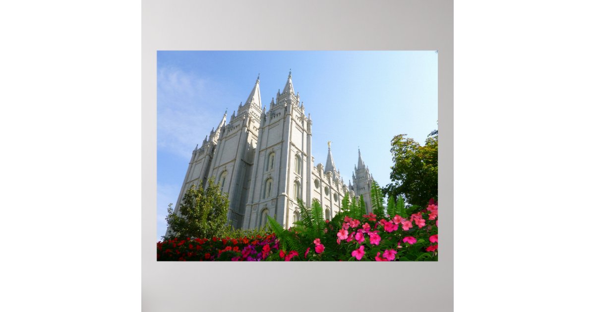 Mormon Temple Poster | Zazzle