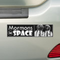 Mormons in Space Bumper Sticker | Zazzle