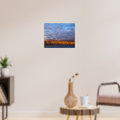 Morning light greets the Sierra de la Giganta Poster | Zazzle