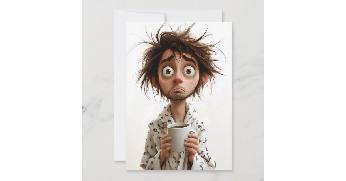 Morning Madness: Coffee First, Questions Later Invitation | Zazzle