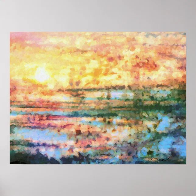 Morning on the Delta Poster | Zazzle