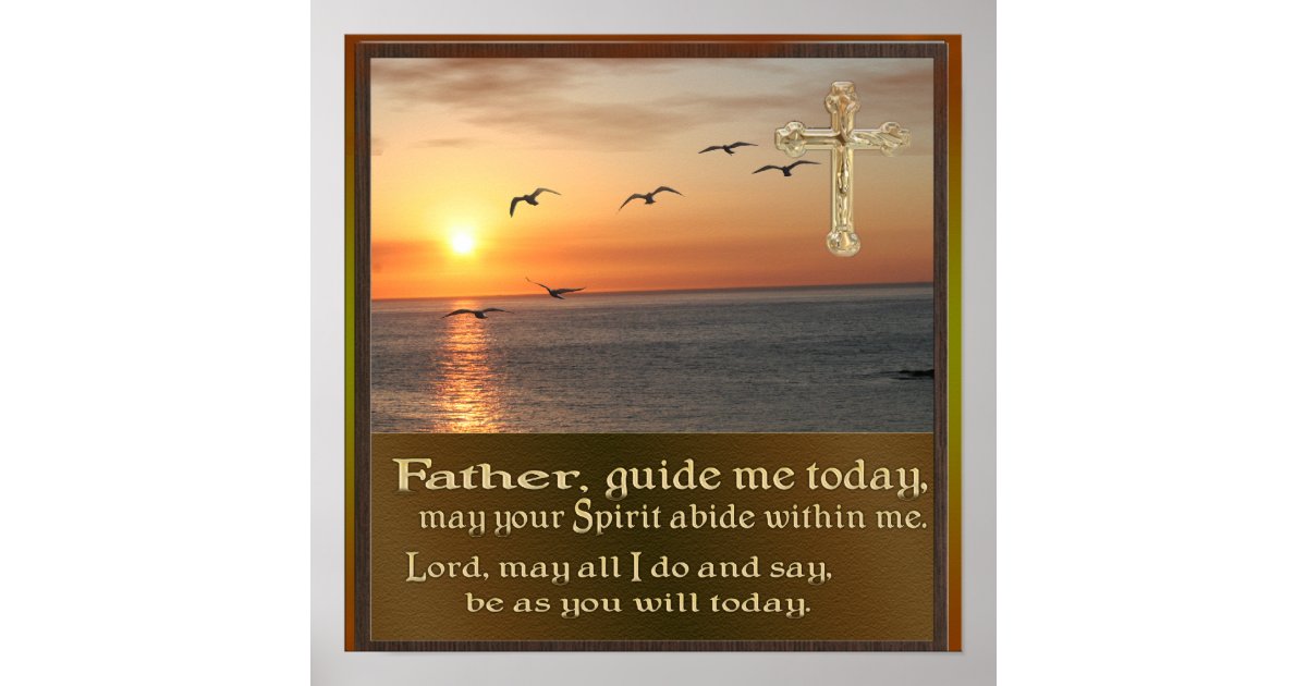 morning Prayer poster | Zazzle