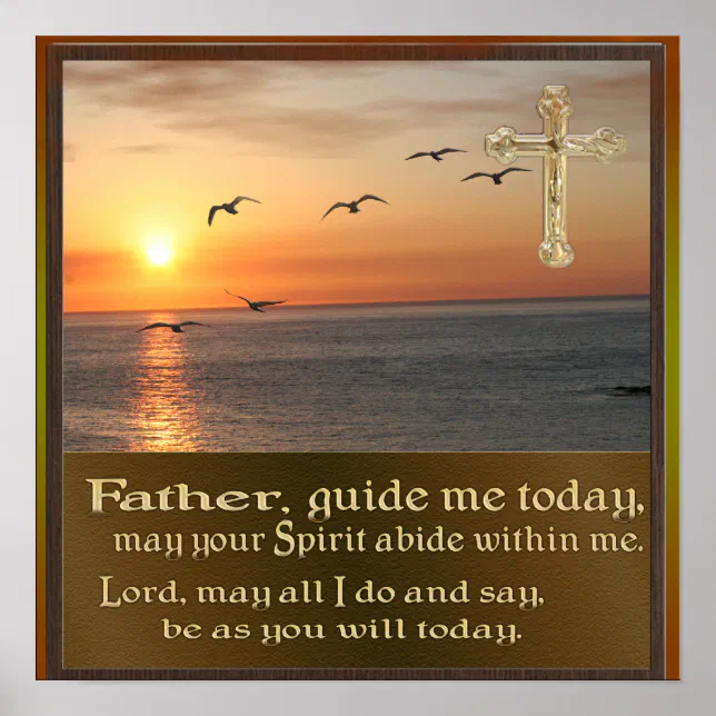 morning Prayer poster | Zazzle