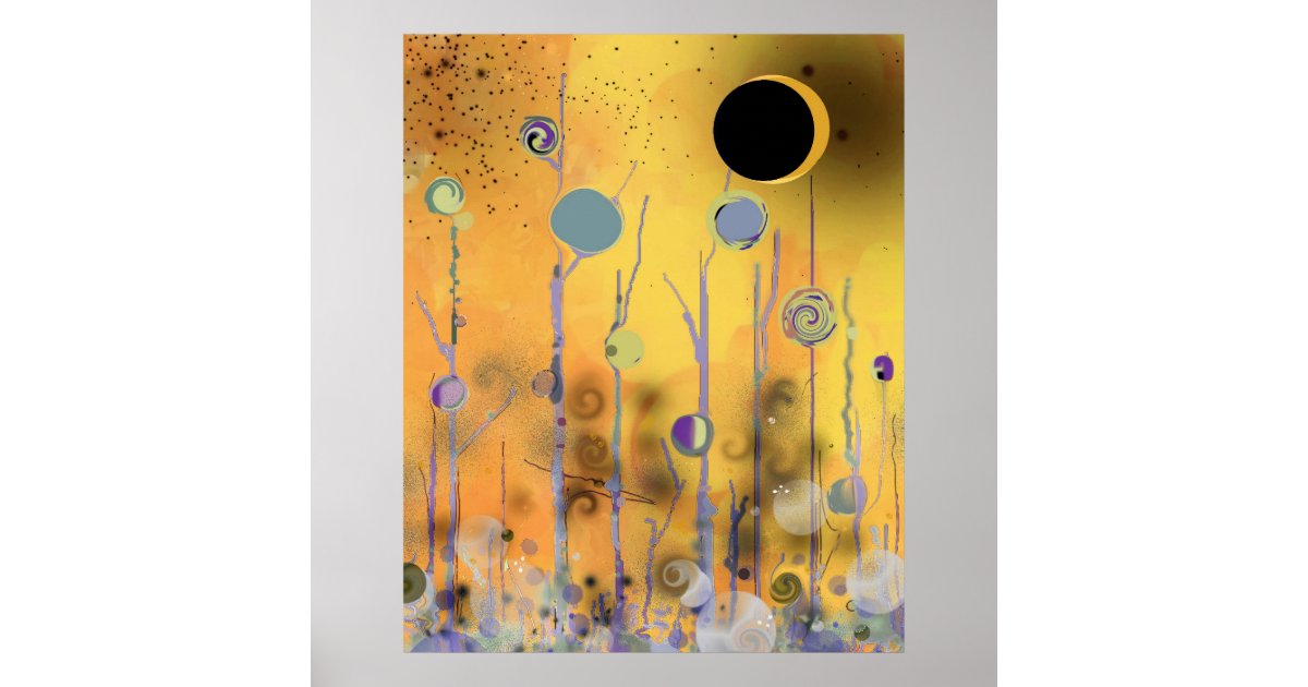 Morning Sun - Abstract Poster | Zazzle