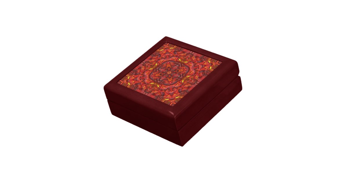 Moroccan-Leather-Mandala Gift Box | Zazzle