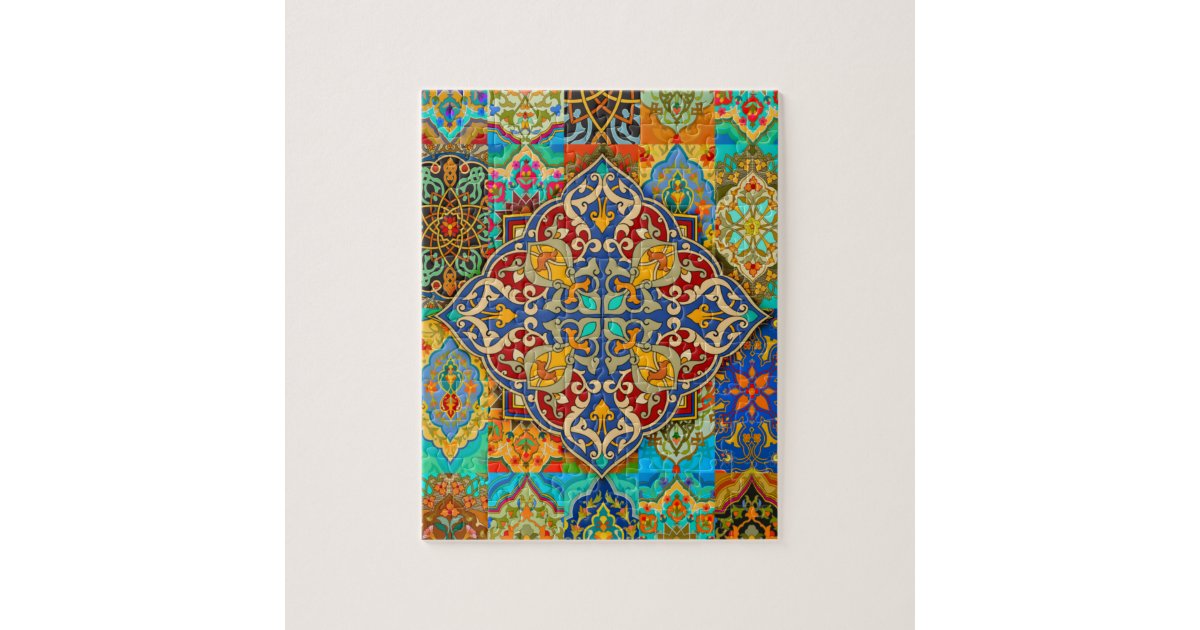 Moroccan Tile Puzzle | Zazzle