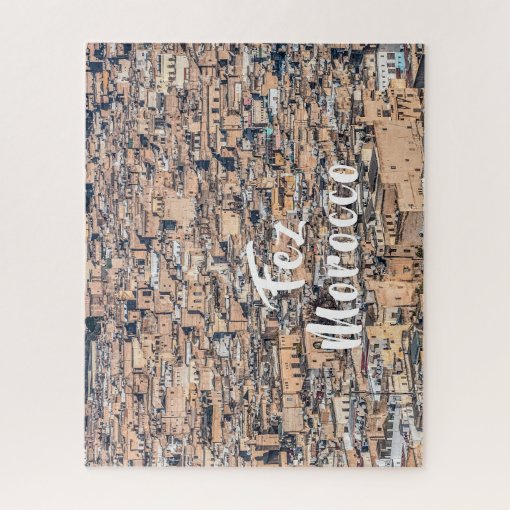 Morocco Fez Old Medina Jigsaw Puzzle | Zazzle