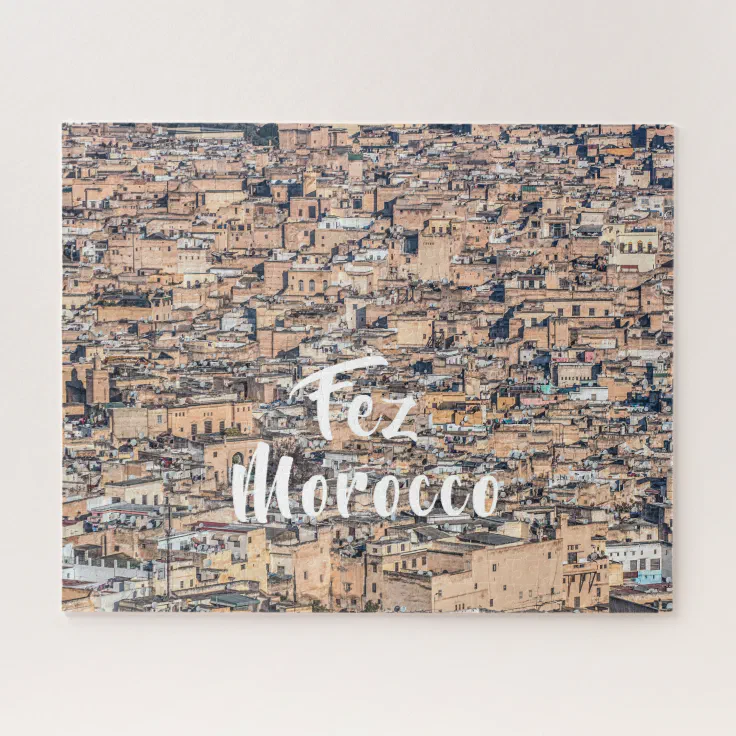 Morocco Fez Old Medina Jigsaw Puzzle | Zazzle