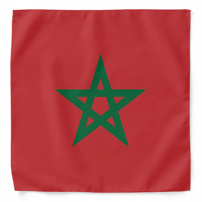 Morocco Flag Bandana | Zazzle
