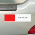 Morocco FLAG Bumper Sticker | Zazzle