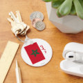 Morocco Flag with Name in Arabic Keychain | Zazzle