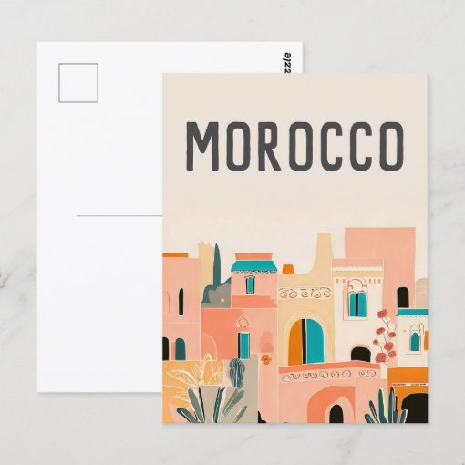 Morocco Marakech Postcard | Zazzle