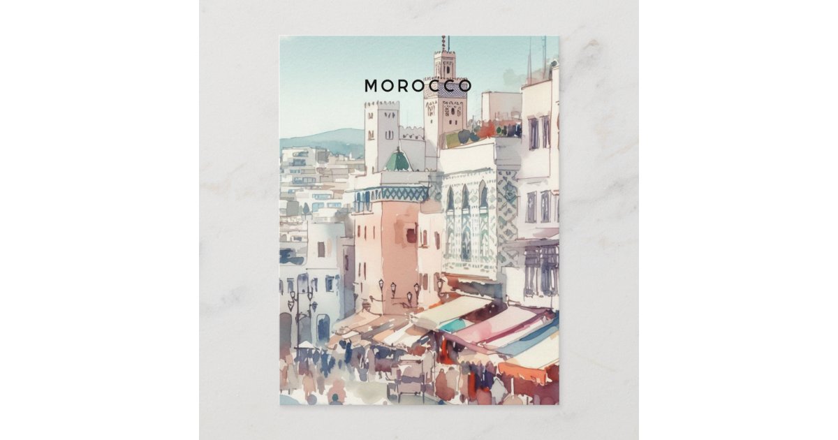 Morocco Postcard | Zazzle