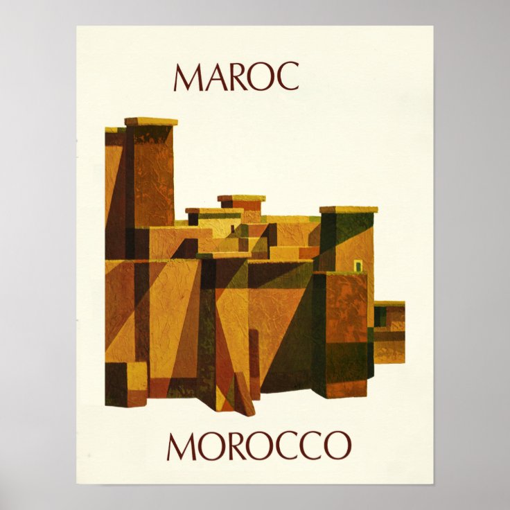 Morocco travel poster | Zazzle