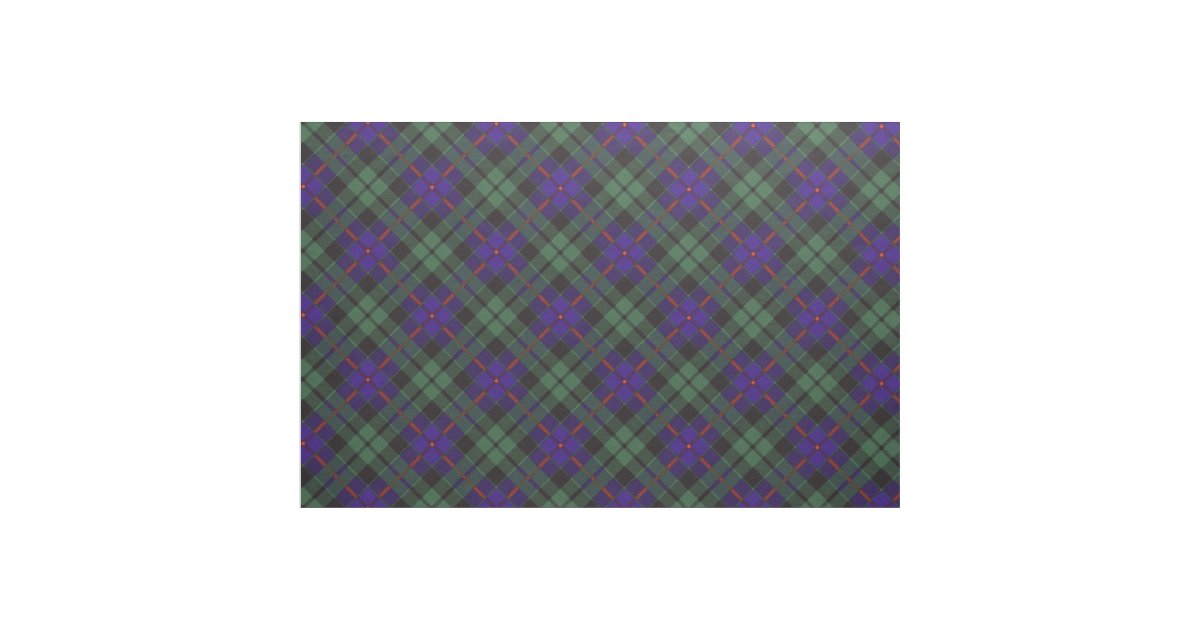 Morrison clan Plaid Scottish tartan Fabric | Zazzle