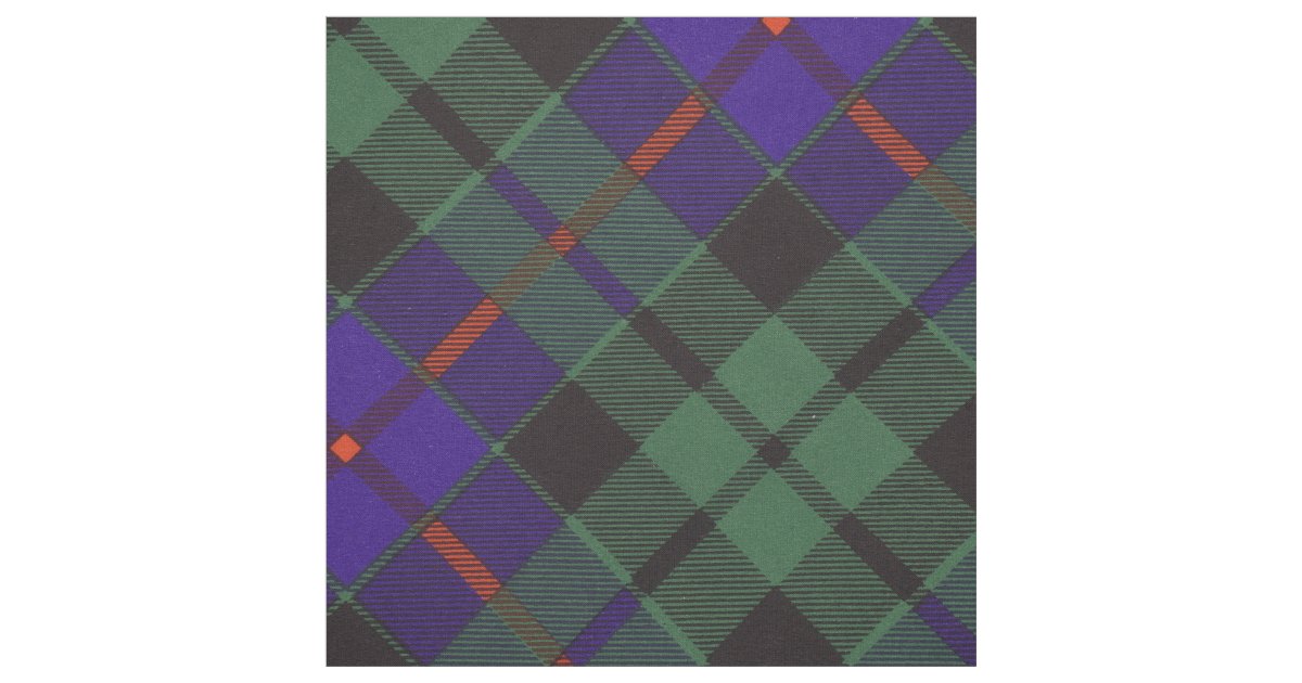 Morrison clan Plaid Scottish tartan Fabric | Zazzle