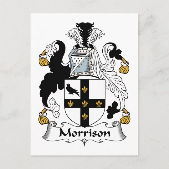 Morrison Family Crest Postcard | Zazzle.com