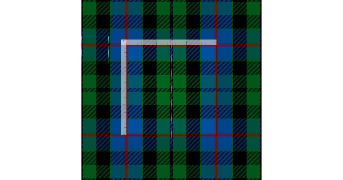 Morrison Tartan Print Fabric | Zazzle