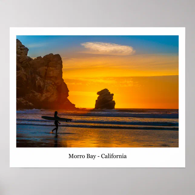 Morro Bay Poster | Zazzle