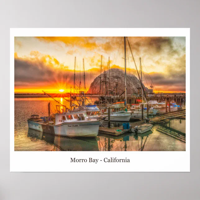 Morro Bay Poster | Zazzle